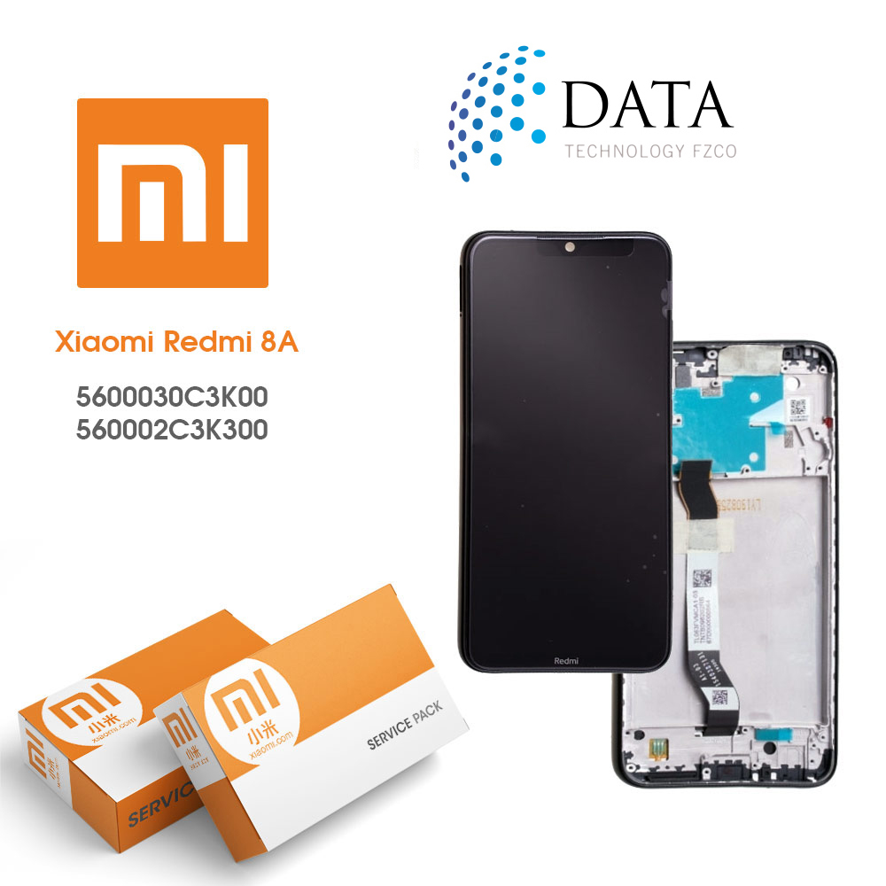 Xiaomi Redmi 8A (2019) LCD Display + Touch Screen Black 5600030C3K00 OR ...